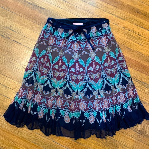 Gianni Bini | Skirts | Vintage Gianni Bini Silk Skirt Bohemian | Poshmark